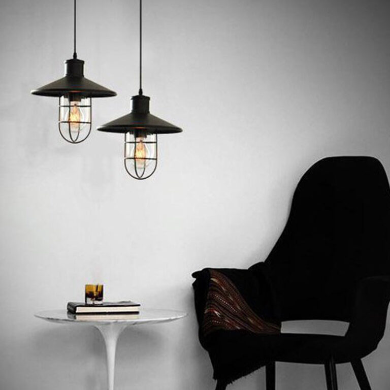 Retro Industrial Pendant Light PL-6B - Alternate Energy Solutions